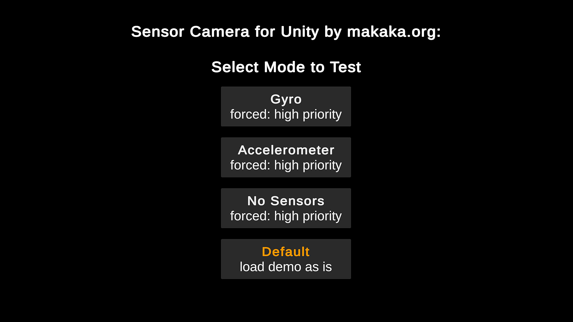 Sensor Camera: Gyroscope & Accelerometer — Unity Asset - Community Showcases - Unity Discussions