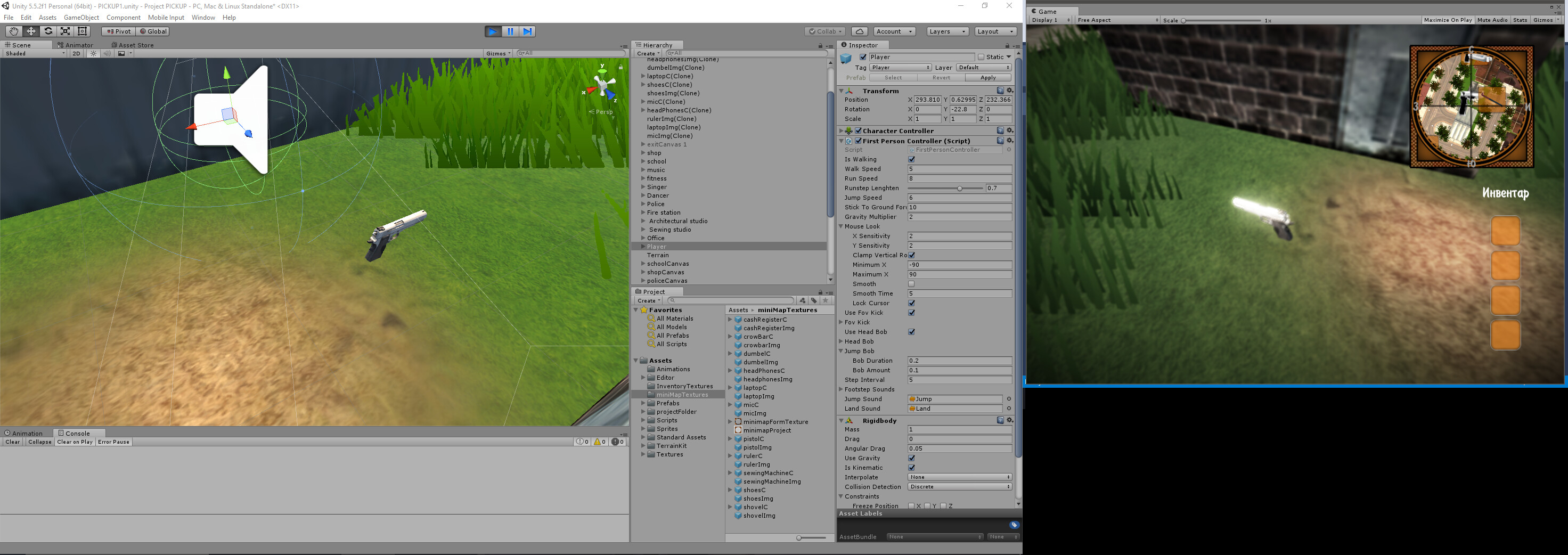 Picking up and dropping objects from inventory - Unity Engine - Unity Discussions