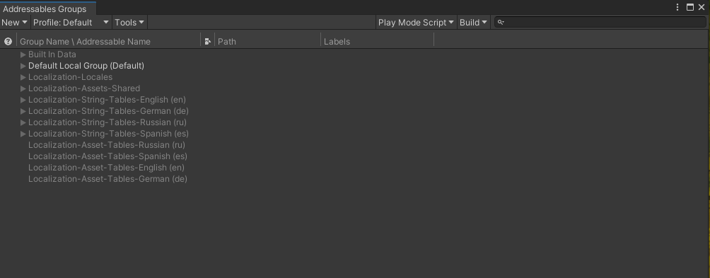 Localization and Addressables problem in BUILD: “Invalid path in AssetBundleProvider” - Unity ...