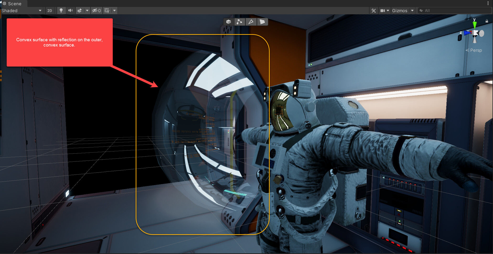 Why do Reflection Probes invert curved reflective surfaces? How to solve? - Unity Engine - Unity ...