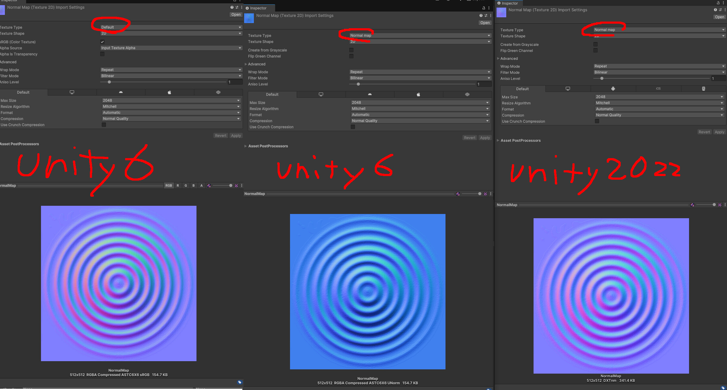 [Unity6]The color of the NormalMap image becomes darker in Android - Unity Engine - Unity ...
