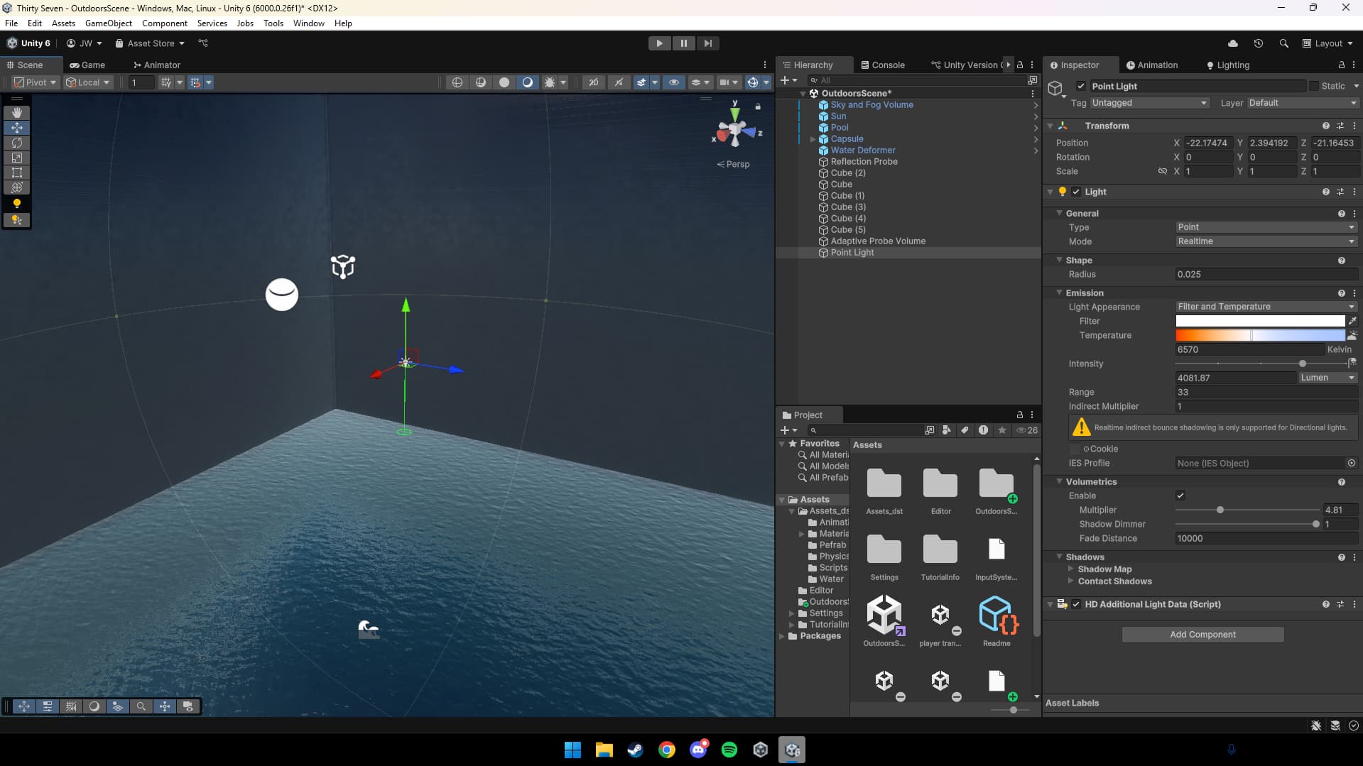 I need help with HDRP lighting Unity6 - Unity Engine - Unity Discussions