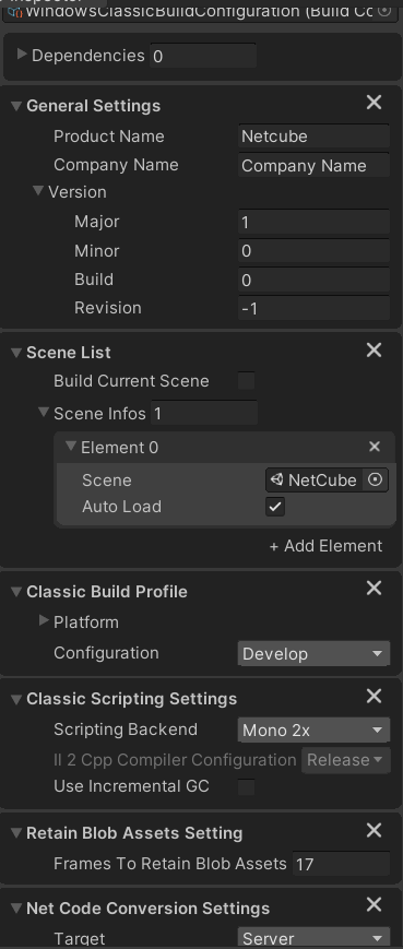 [NetCode 3.0] How to build standalone server? - Unity Engine - Unity Discussions