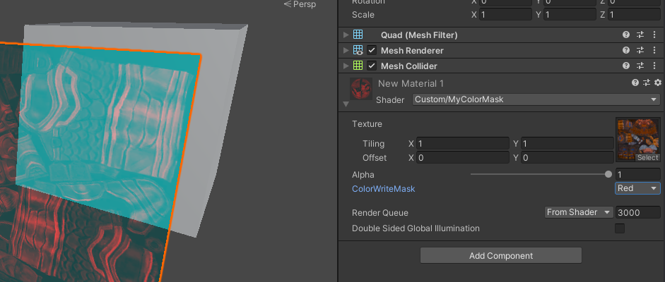 Why is my ColorMask shader semi-transparent? - Unity Engine - Unity Discussions