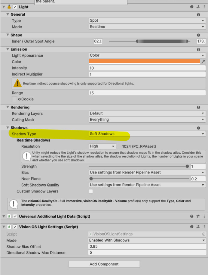 What is the best setup for rendering realistic scenes in VisonOS MR ...