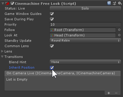 [Solved] How to change cinemachine camera transform - Unity Engine - Unity Discussions