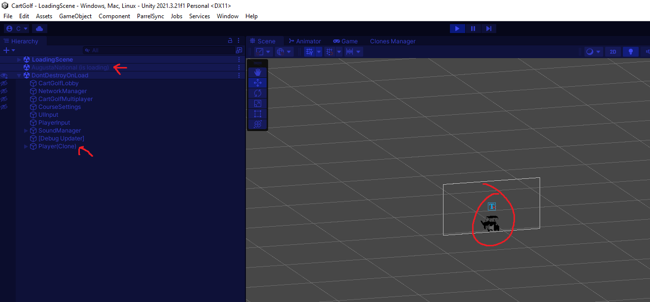 Spawning Host Playerobject When Loading Scene On Client Unity Engine Unity Discussions