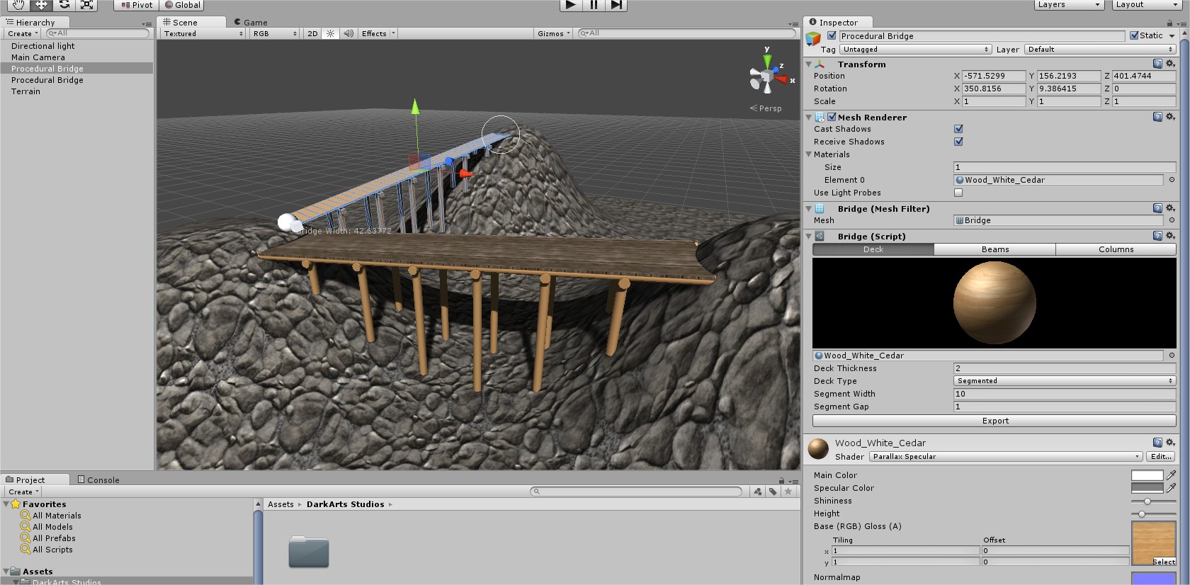[Work In Progress] Bridge Generator - Community Showcases - Unity Discussions