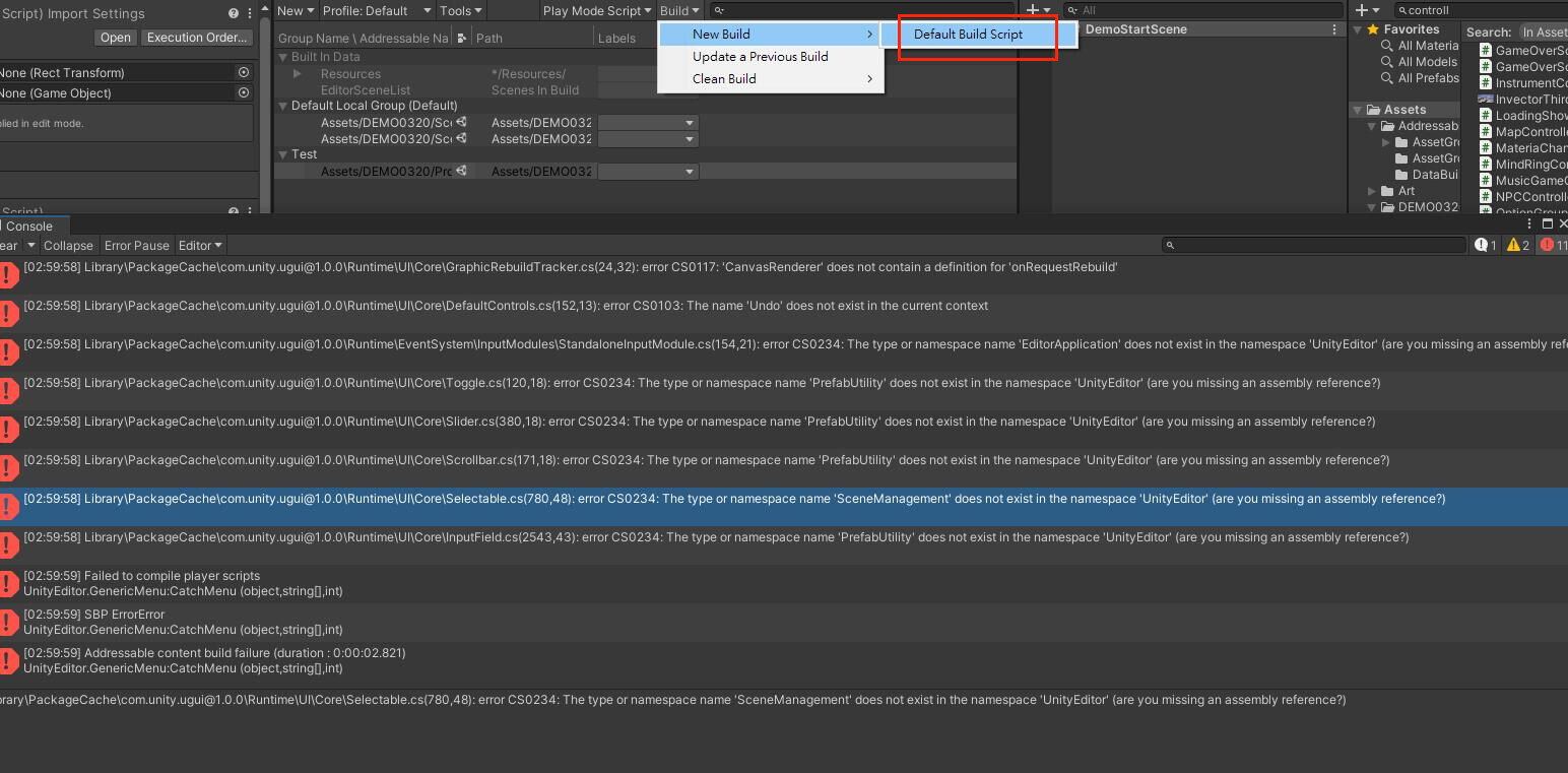 [unity 2020.3.32] help！me！！When I Build the Error Happened(Ugui) - Unity Engine - Unity Discussions
