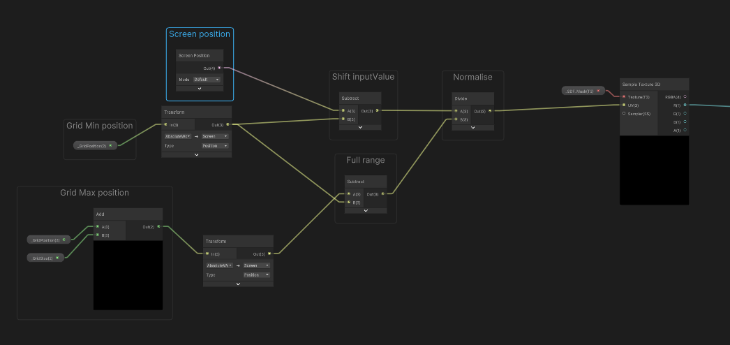 Scaling projected texture in full screen shader graph - Unity Engine ... Scaling projected texture in full screen shader graph - Unity Engine ...
