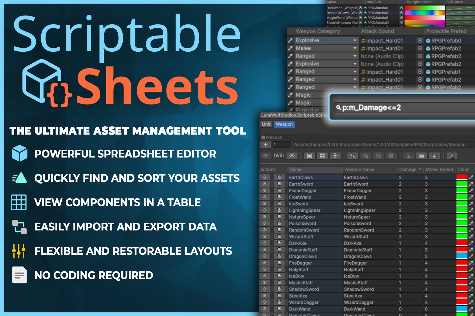 [RELEASED] Scriptable Sheets - Community Showcases - Unity Discussions