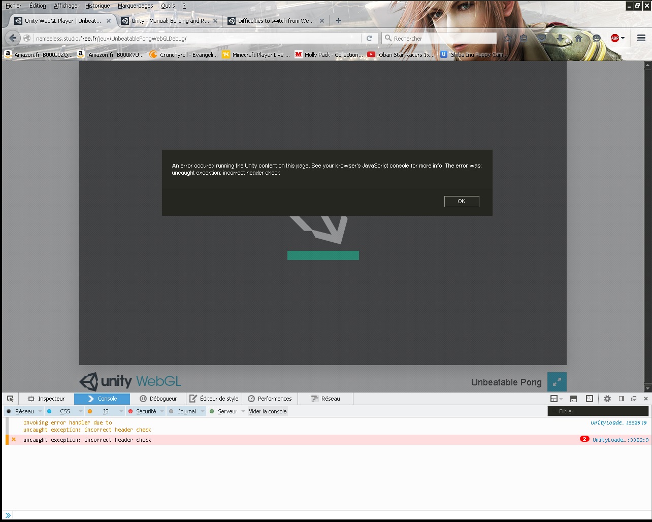 Difficulties to switch from Web Player to WebGL - Unity Engine - Unity Discussions