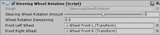Connecting steering wheel to front wheels - Unity Engine - Unity Discussions