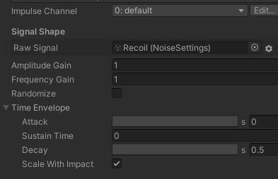 FPS recoil by cinemachine impulse source - Unity Engine - Unity Discussions