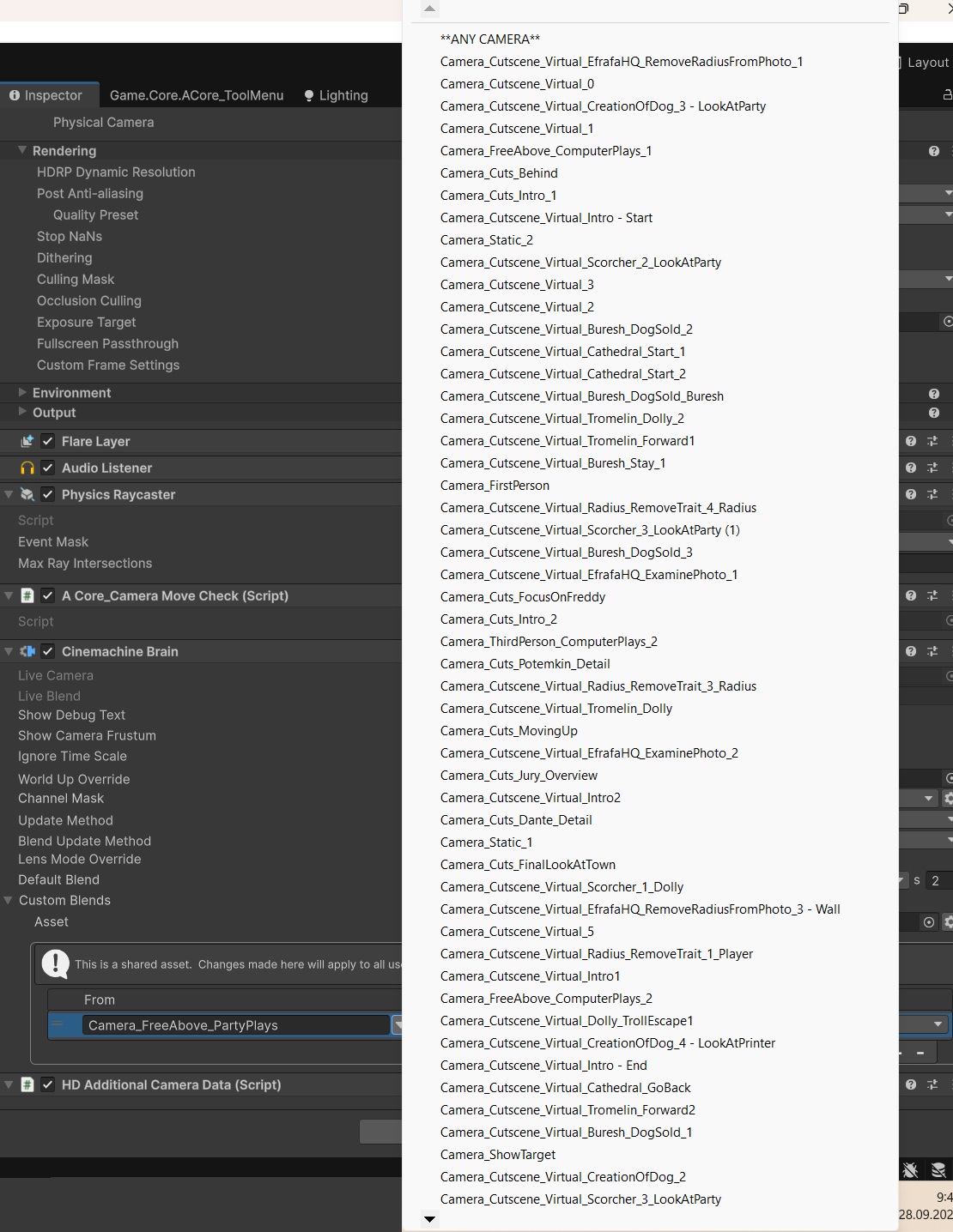 Custom Blends camera selection - Unity Engine - Unity Discussions