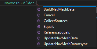 Did navmesh change with unity 2020 LTS? NavMeshBuilder.BuildNavMesh issue. - Unity Engine ...
