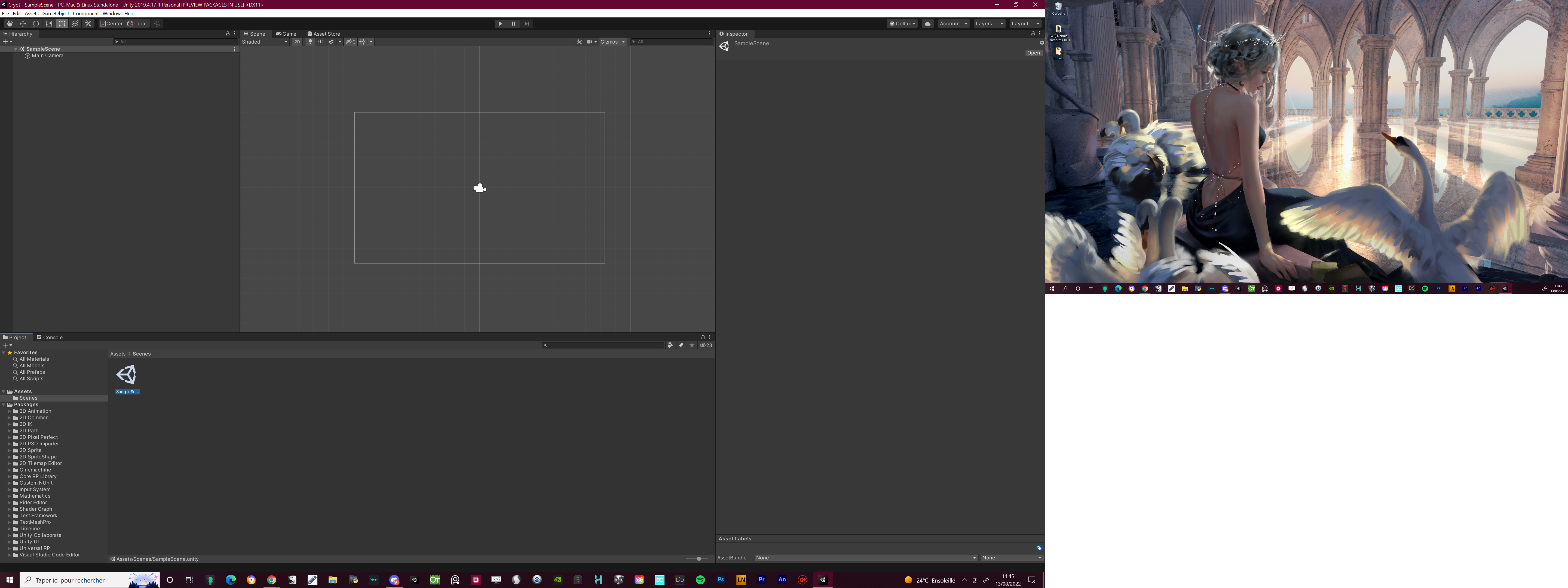 The project opened, nothing is displayed (Lost Crypt) - Unity Engine - Unity Discussions