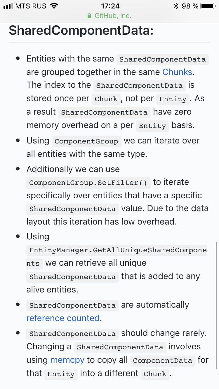 EntityManager.GetAllUniqueSharedComponentData return List ? - Unity Engine - Unity Discussions