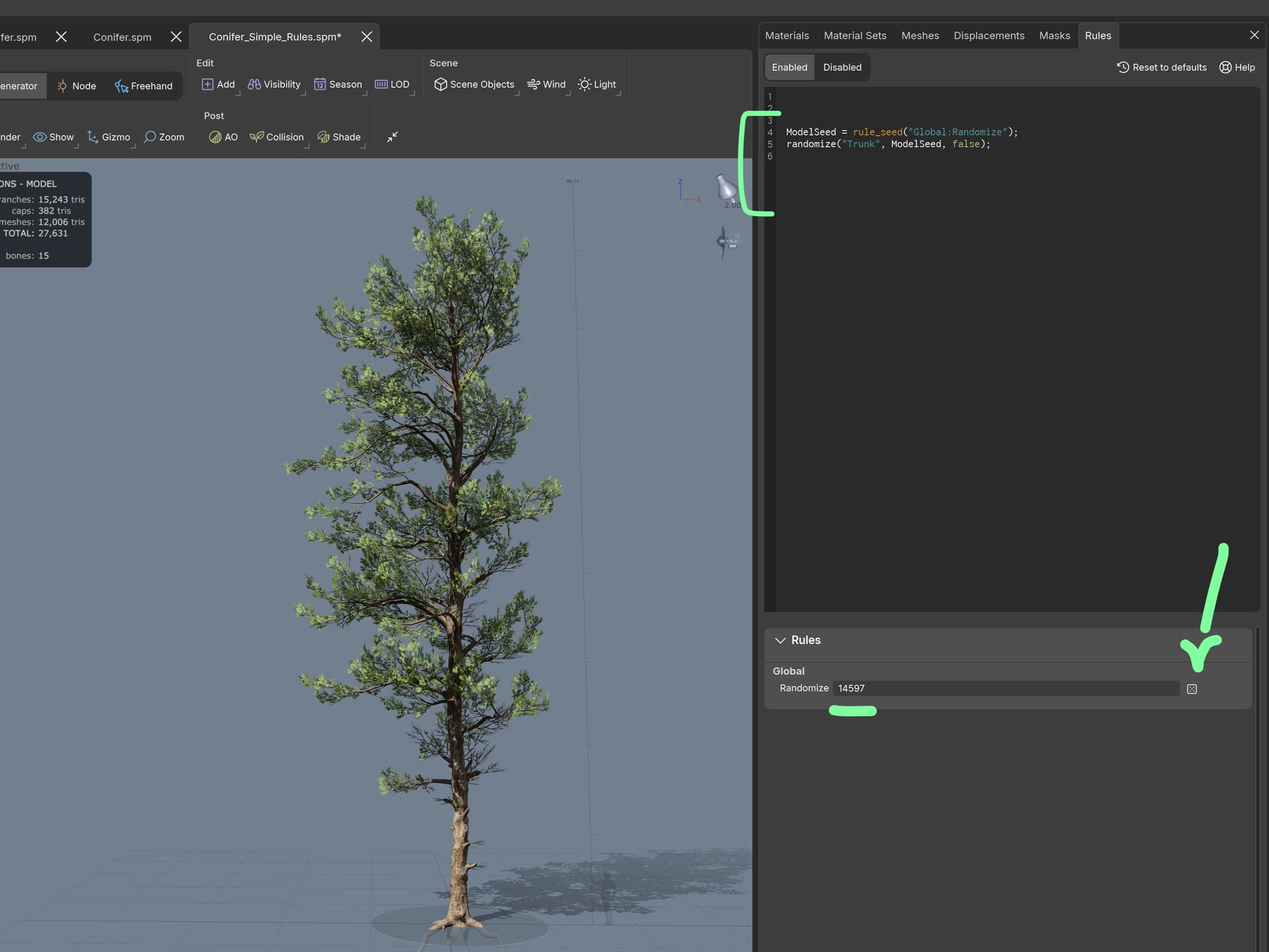 Seed based Randomize - SpeedTree - Unity Discussions