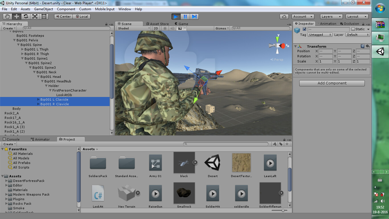 Arms of character follow mouse on the Y-axis - Unity Engine - Unity Discussions