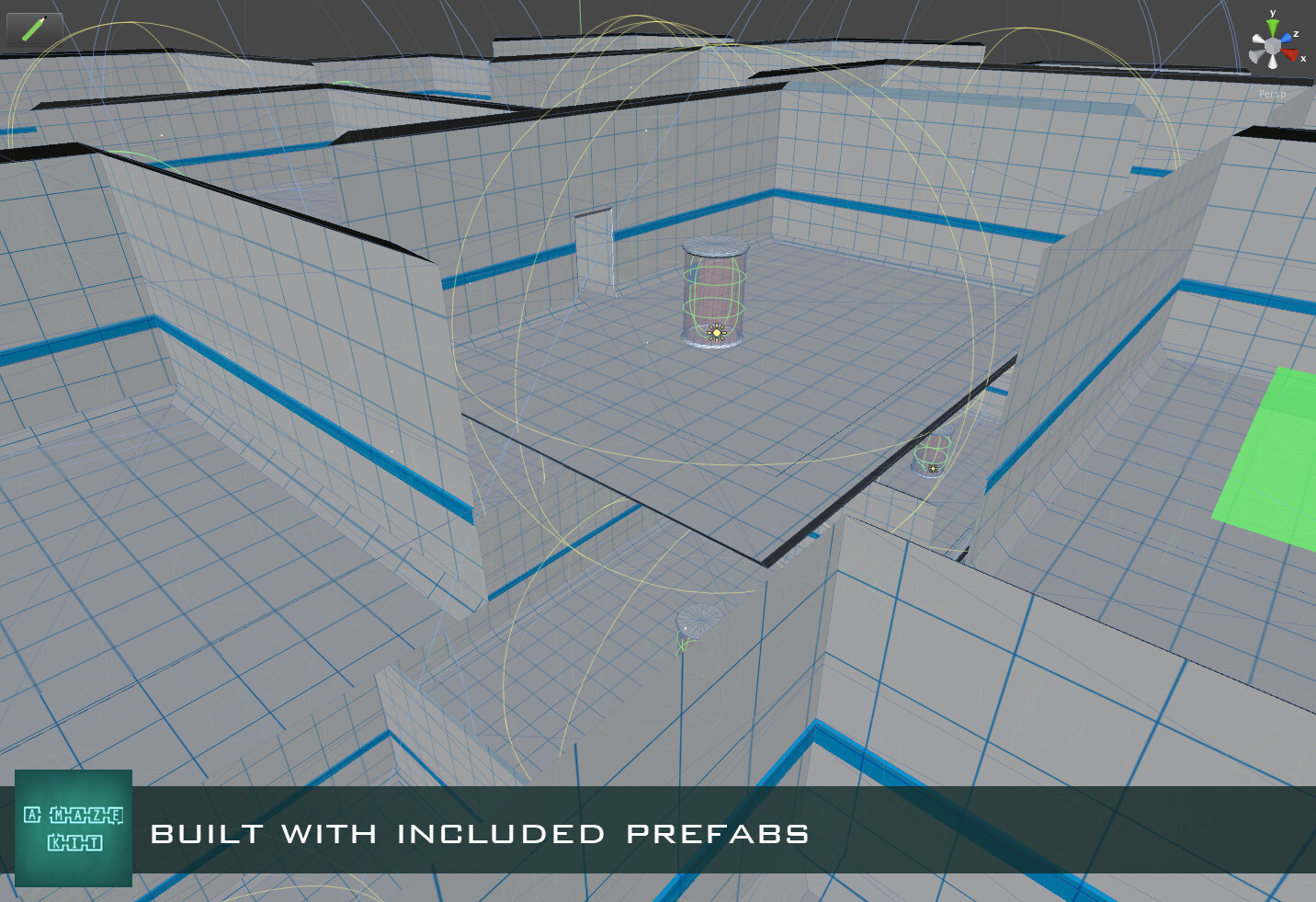 A Maze Kit - Create and draw a 2D or 3D maze - models included ...