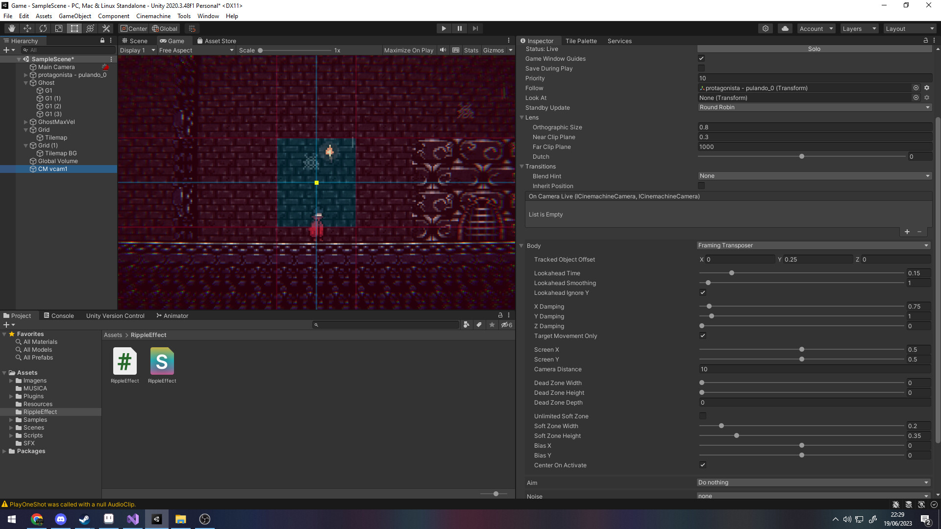 cinemachine and ripple script/shake effect - Unity Engine - Unity Discussions