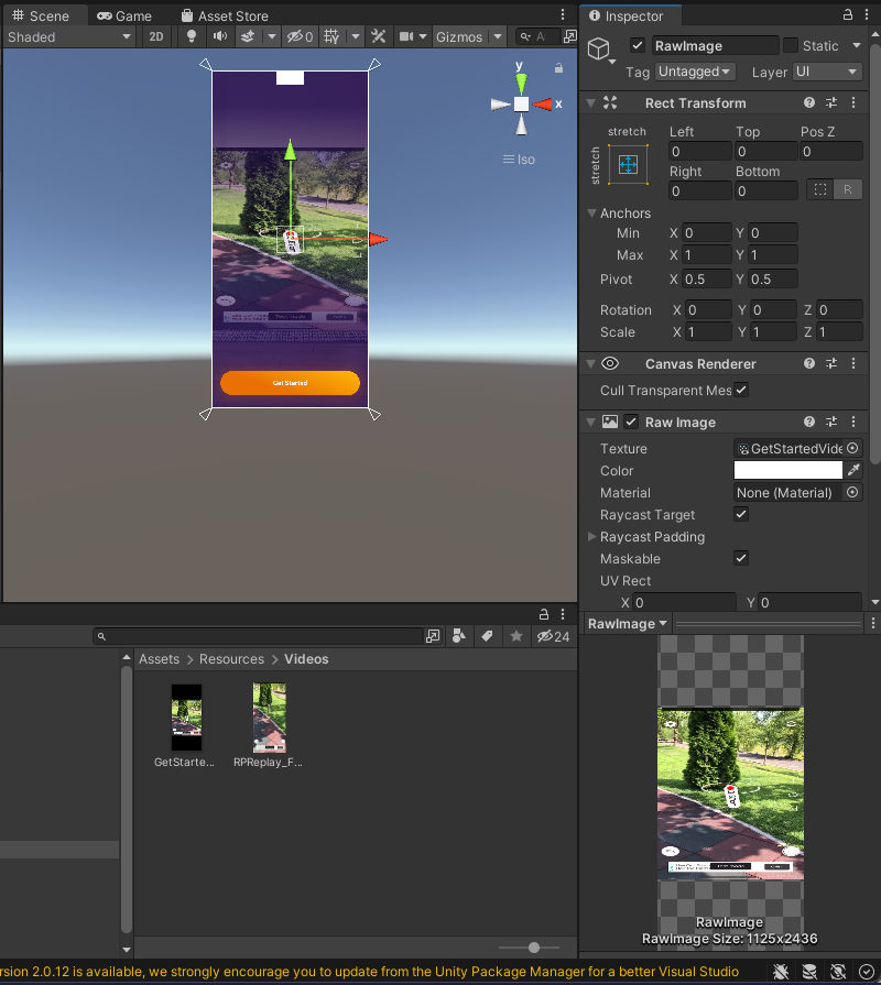 Video Player texture gets squished in the middle - Unity Engine - Unity Discussions