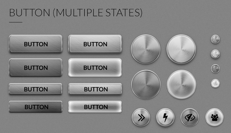 Stylized Metallic UI Skin - Community Showcases - Unity Discussions Stylized Metallic UI Skin - Community Showcases - Unity Discussions