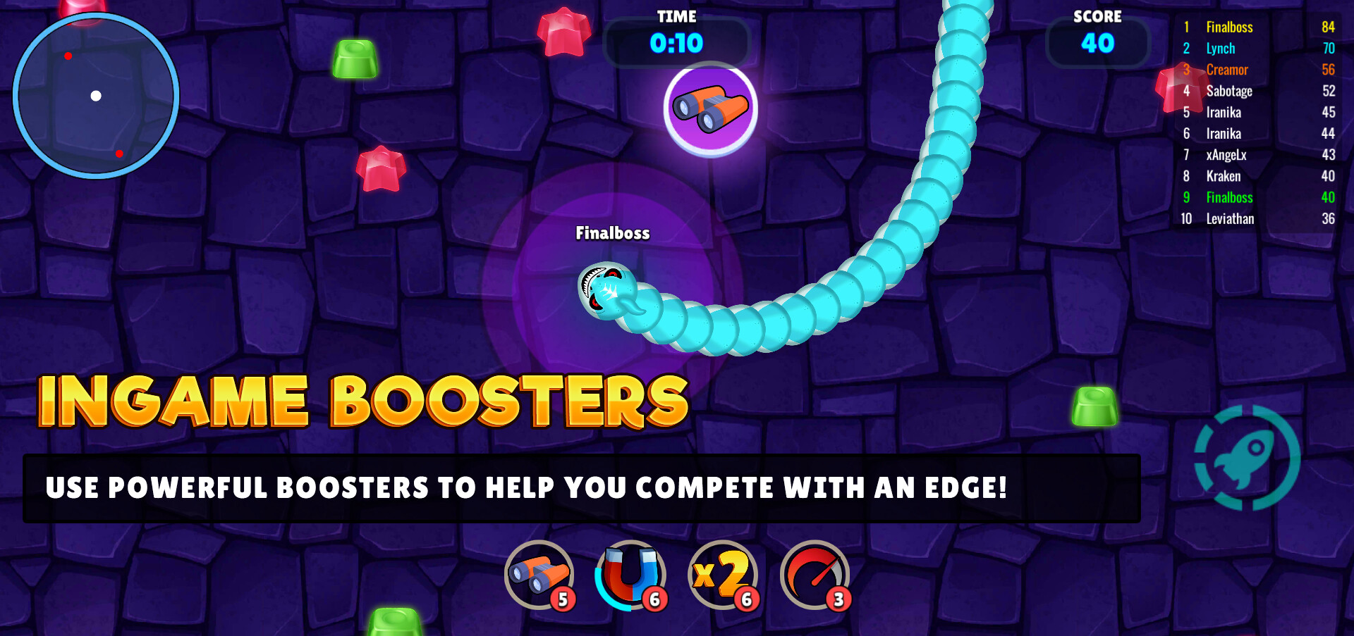 Snake Warz IO (slither, worm) complete game template - Community Showcases - Unity Discussions