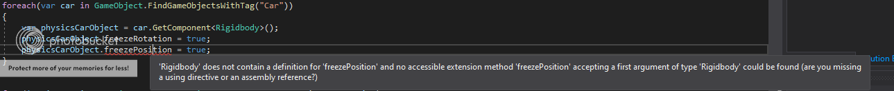 Rigidbody freezePosition missing? - Unity Engine - Unity Discussions