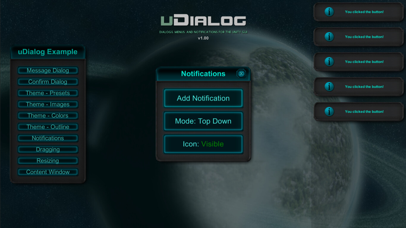 [RELEASED] uDialog: Dialogs, Menus, and Notifications for the Unity UI - Community Showcases ...