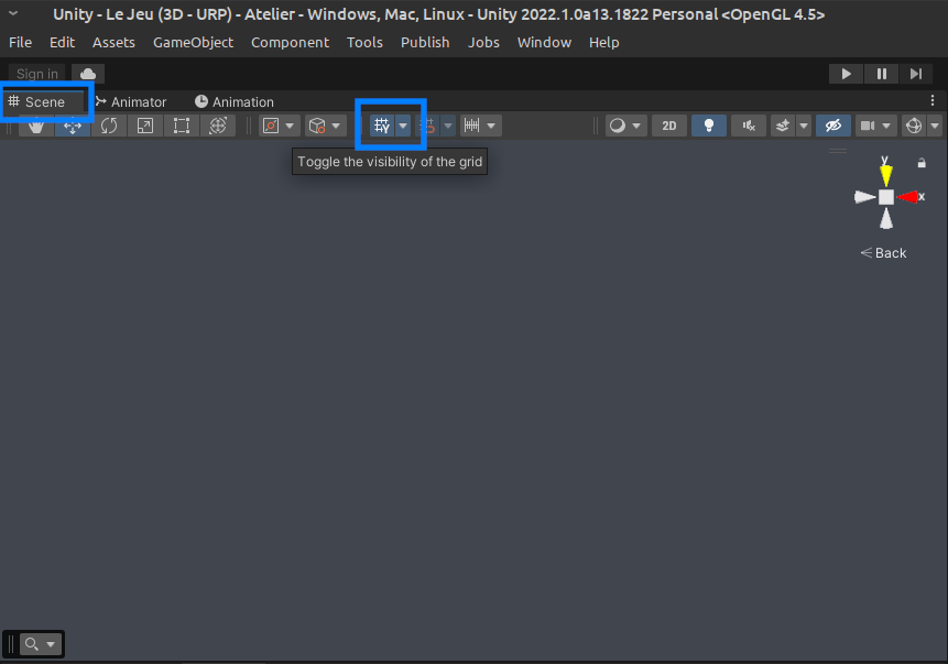 Scene View Grid Disappears When Probuilder Is Intalled Unity Engine Unity Discussions