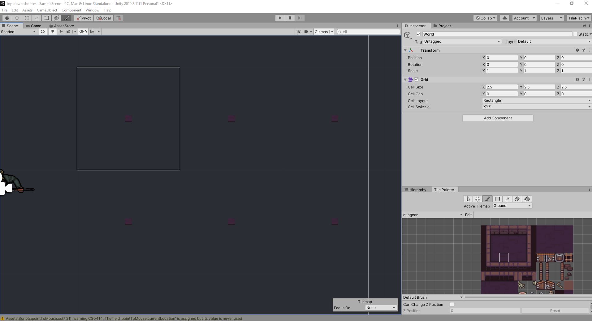 Unity2D - 16x16 Tiles show up in-game super small - Unity Engine - Unity Discussions
