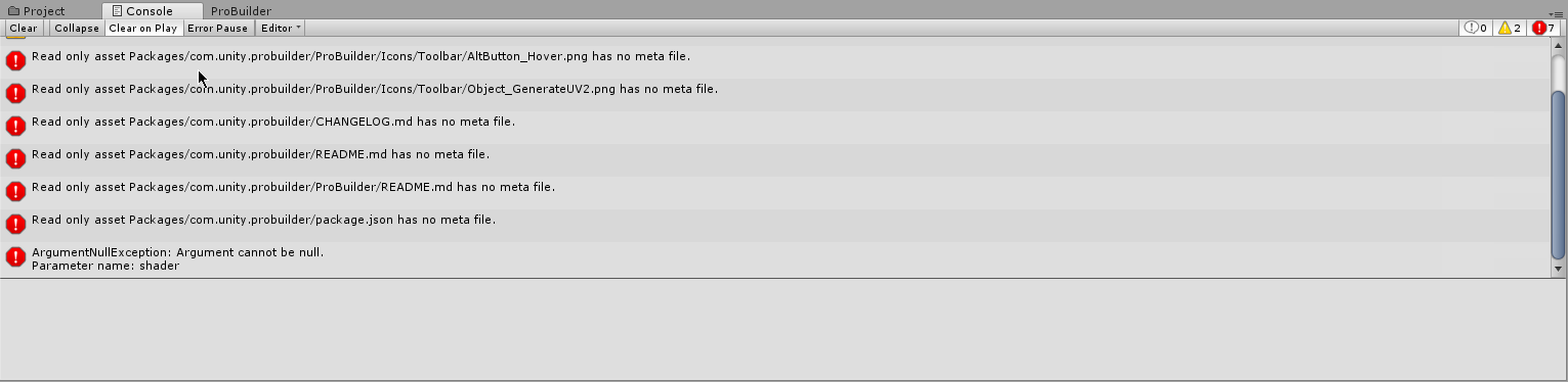 [Bug] Probuilder missing 'edit mode toolbar' and more... - Unity Engine - Unity Discussions