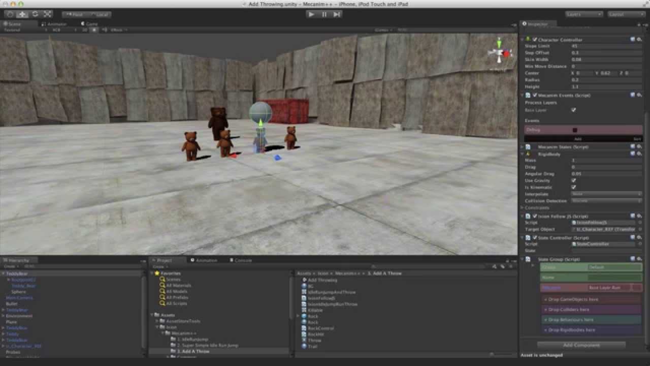 [Released] Mecanim++ - Better events, drag and drop plus super simple coding for Mecanim ...
