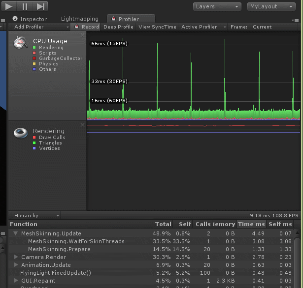 Why does unity skip a frame every couple of seconds? - Unity Engine - Unity Discussions