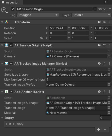 Unity AR App (Android and iOS) Image Tracking: Using four Images to ...