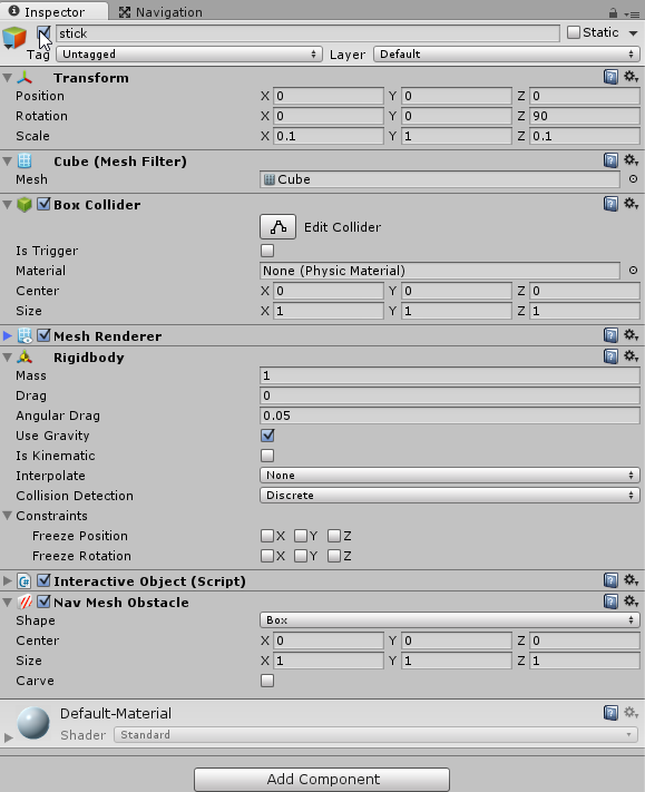 Navmesh Obstacles on Grabbable Objects? And what does Carve Do? - Unity ... Navmesh Obstacles on Grabbable Objects? And what does Carve Do? - Unity ...