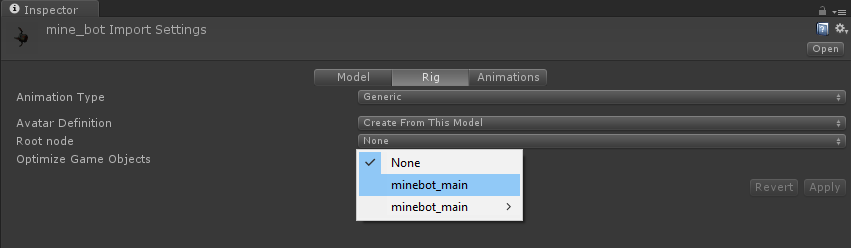 "Bake into pose" missing in Unity 5.6.0b9 - Unity Engine - Unity Discussions