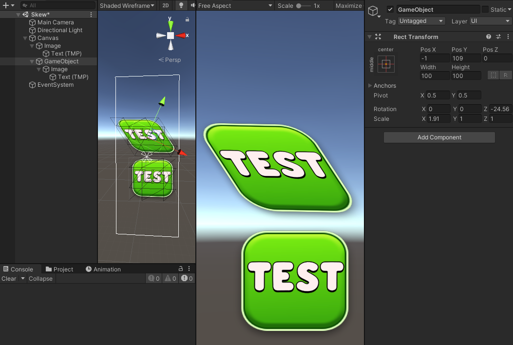 Skew UI Elements - Unity Engine - Unity Discussions