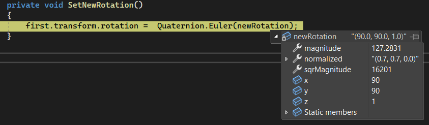 Quaternion.Euler() not changes rotation as expected (y axis instead z) - Unity Engine - Unity ...