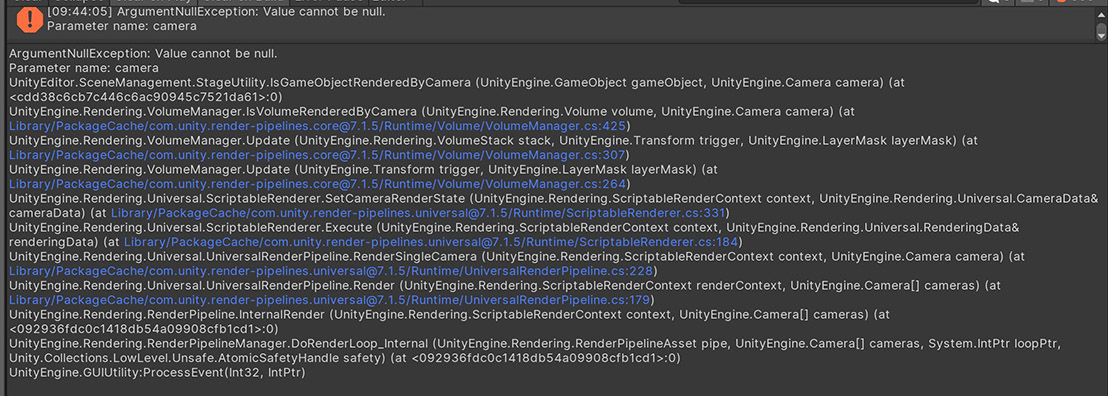 Error ArgumentNullException - Unity Engine - Unity Discussions