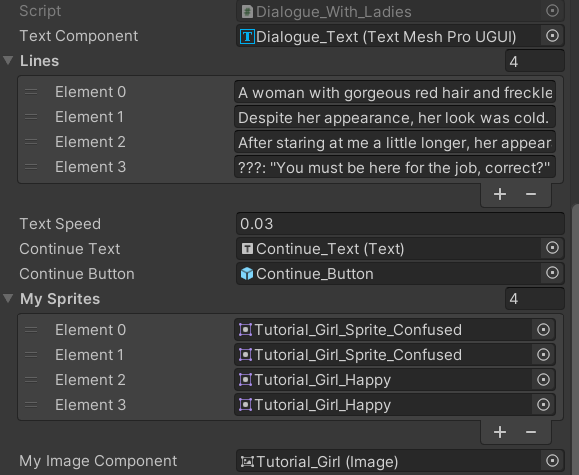 Changing Sprite Image Along with a Dialogue System - Unity Engine - Unity Discussions