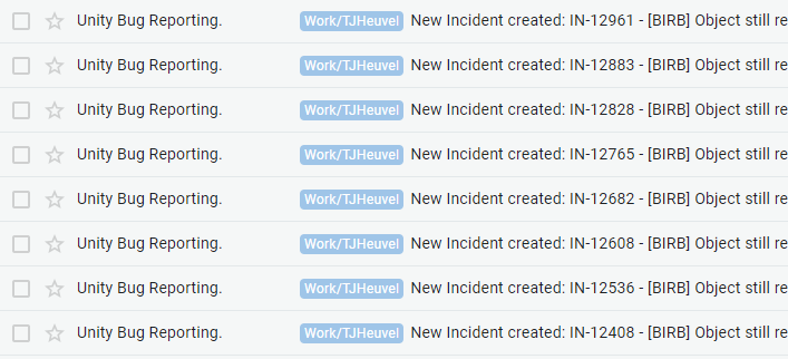 Where to configure "Unity Bug Reporting Portal" email notifications ...