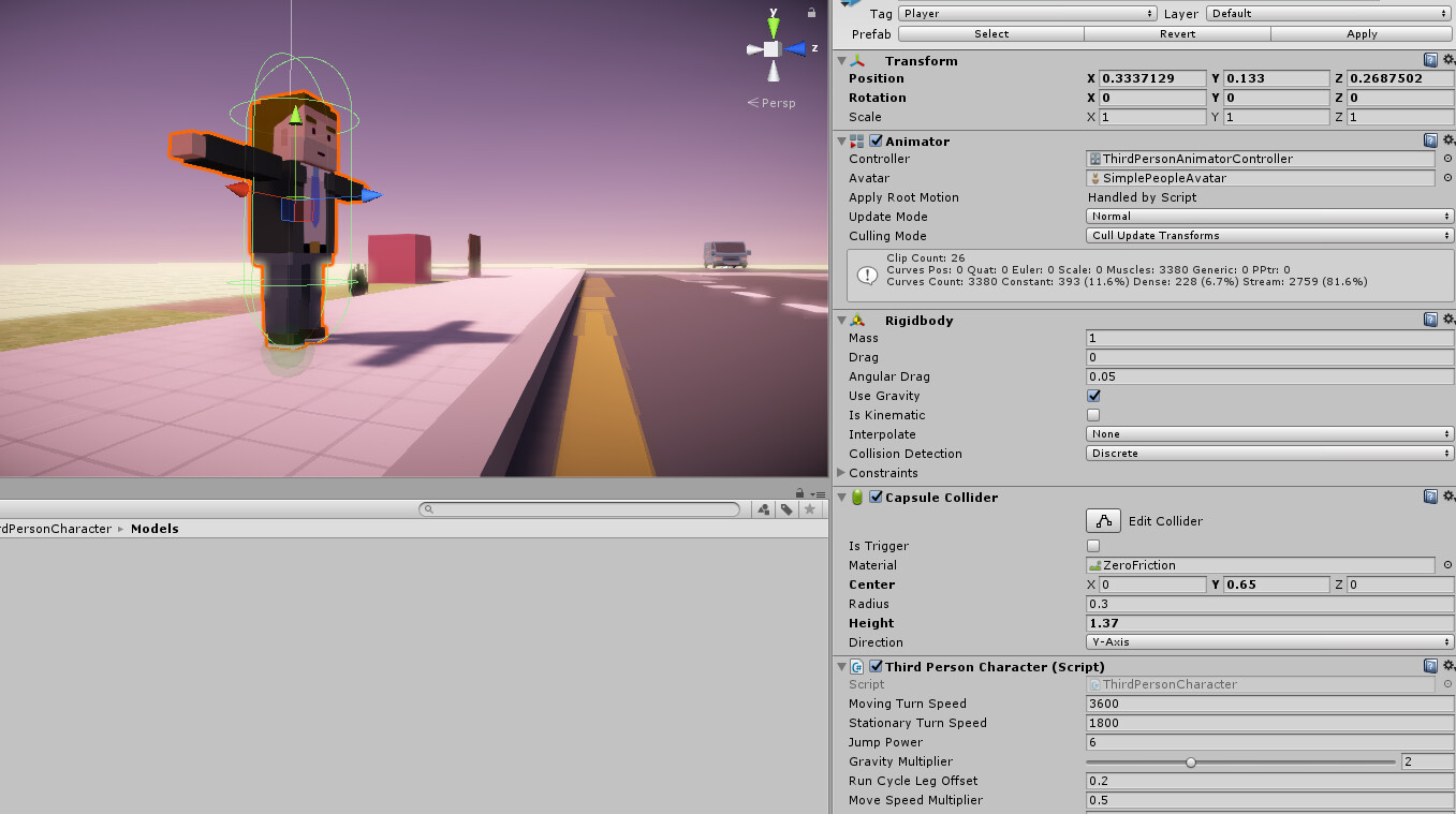 [SOLVED] Using SimplePeople with Standard Asset ThirdPersonAnimationController - Unity Engine ...