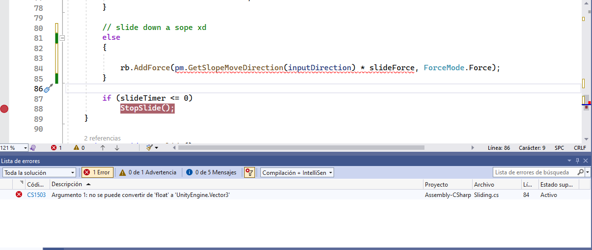 error CS1503 - Getting Started - Unity Discussions