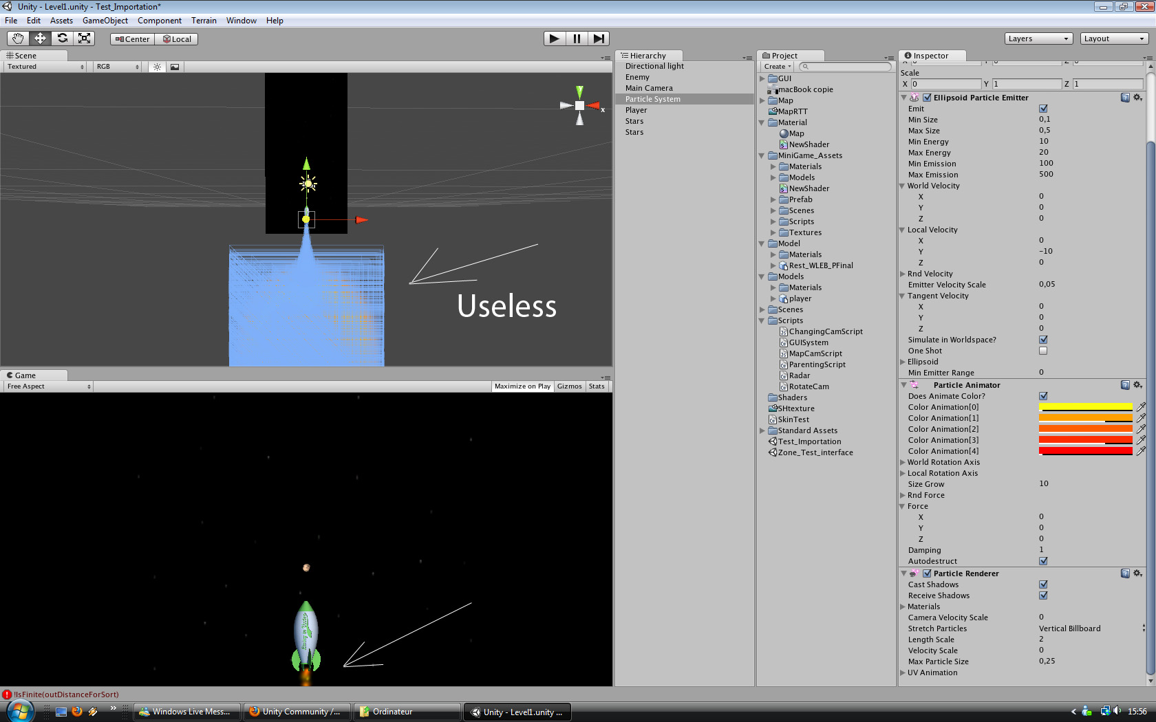 particle Emitter life time of the particules? - Unity Engine - Unity Discussions