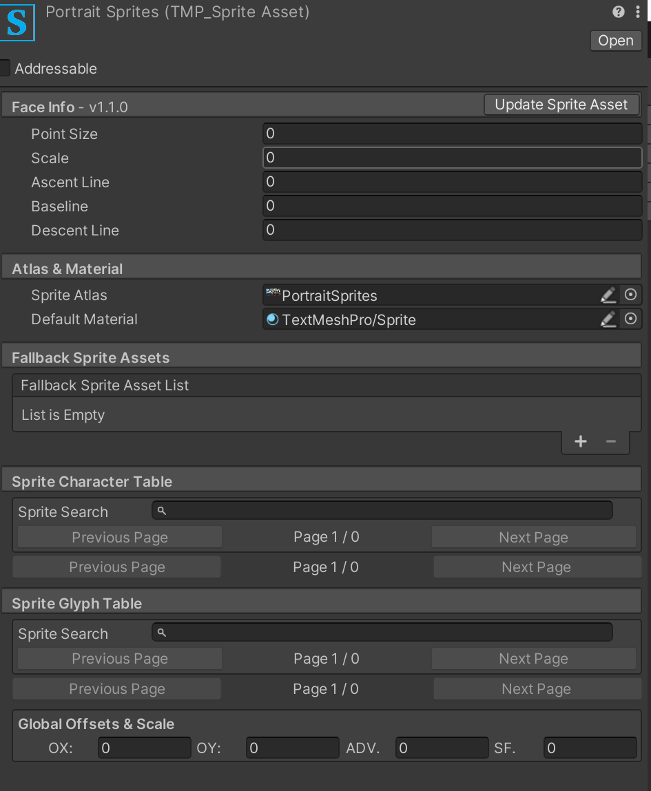 TMP Sprite Asset resets at unity launch - Unity Engine - Unity Discussions