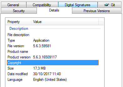Generated assembly (exe) has no product version/file version messing ...