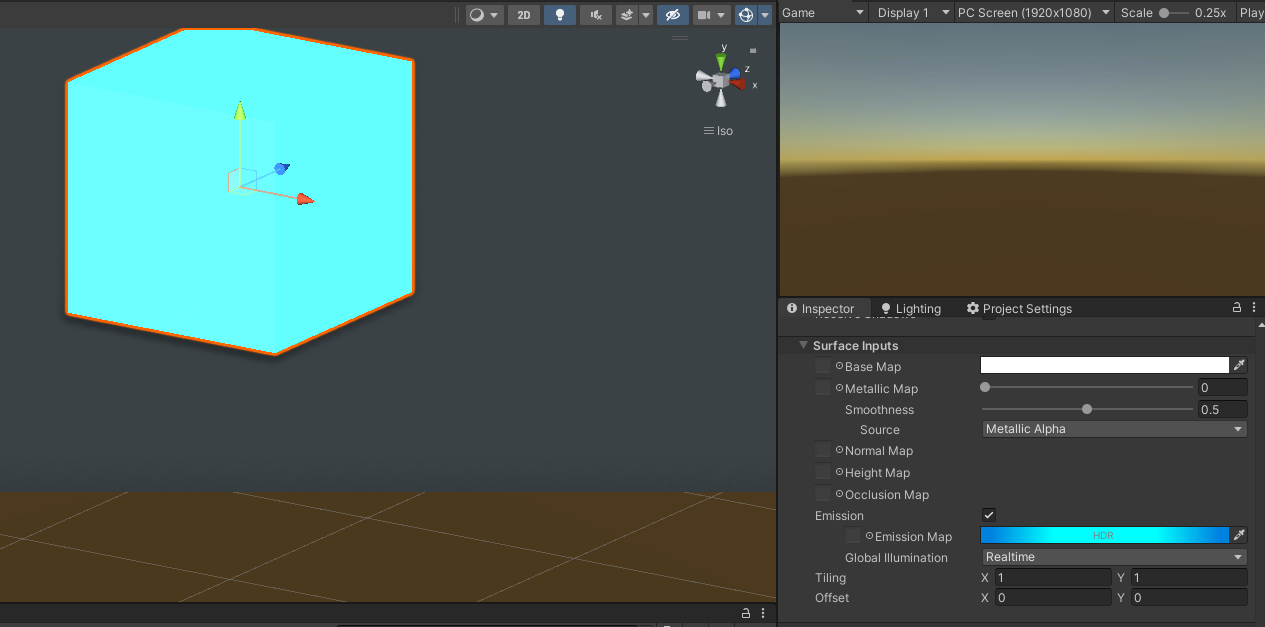 How to use Realtime Emissive light from Material on Unity 2021.3.10 - Unity Engine - Unity ...